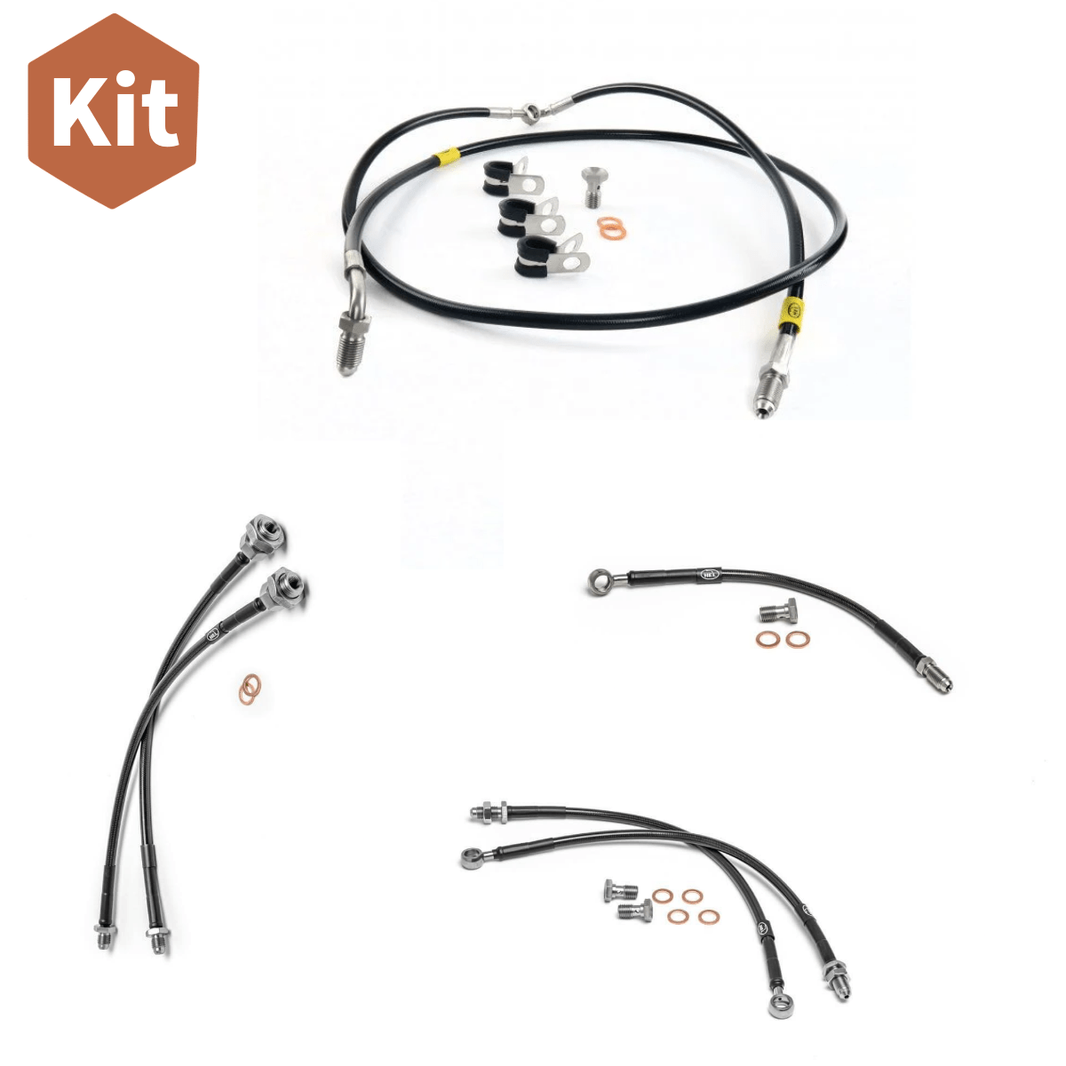 Complete Stainless Brake Kit (Early Car) – Classic Mini DIY